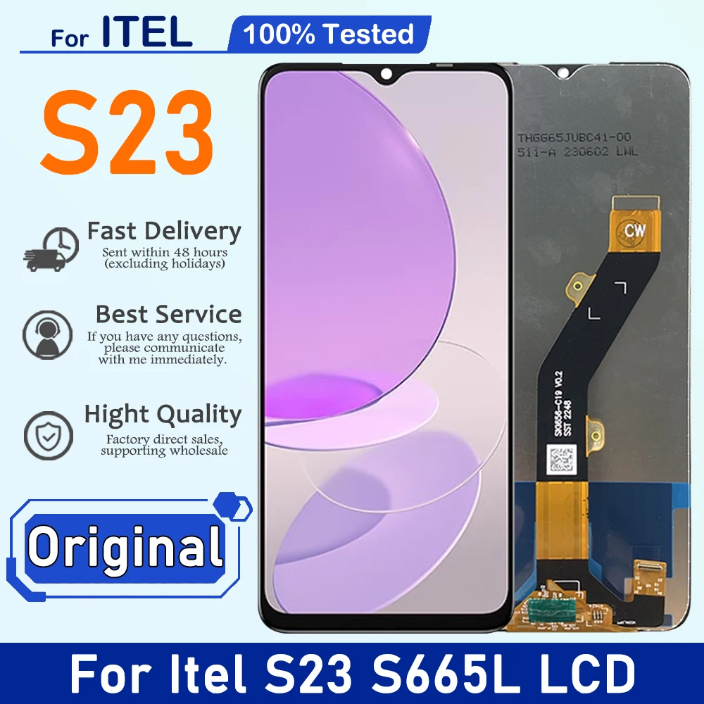 High-Quality-6-6-Inch-For-Itel-S23-S665L-LCD-Display-Touch-Screen ...