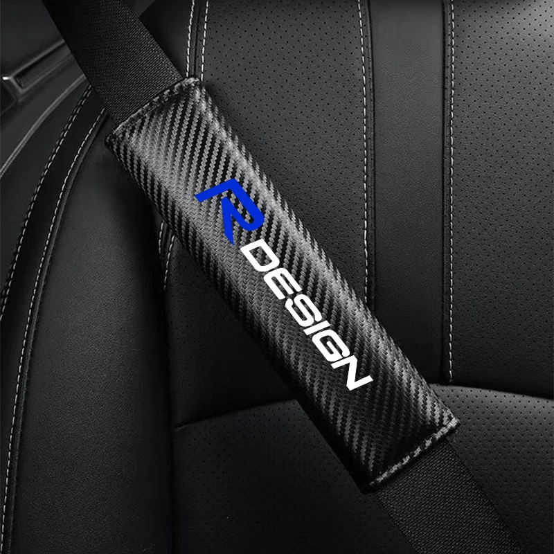 2Pcs-Rdesign-LOGO-Car-Seat-Belt-Safety-Belt-Shoulder-Covers-for-Volvo-R ...