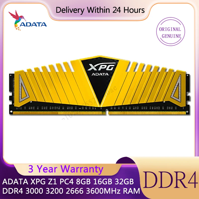 ADATA-XPG-Z1-PC4-8GB-16GB-32GB-DDR4-3200-3600-MHz-PC-RAM-Memory-DIMM ...