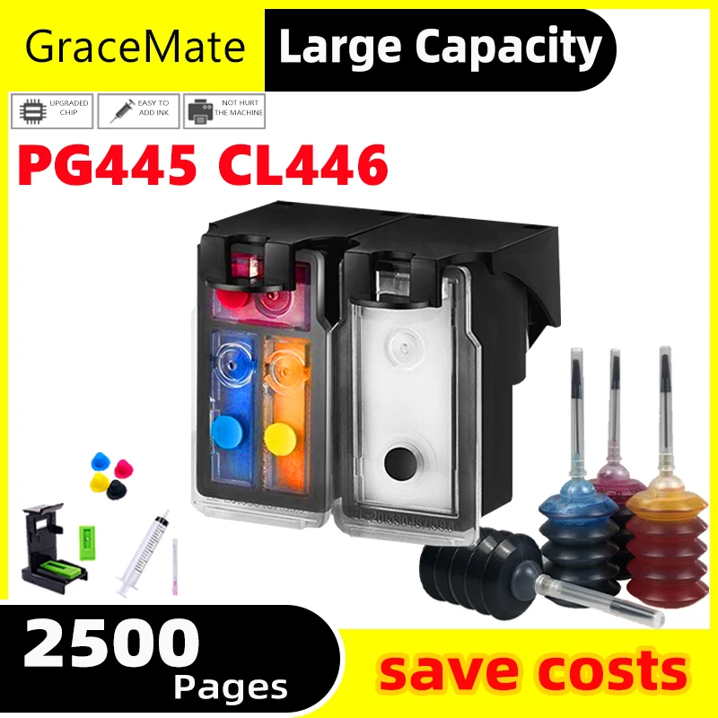 Refillable Ink Cartridge Pg 445 Cl 446 | Refill Canon Pg 445 Cl 446 ...