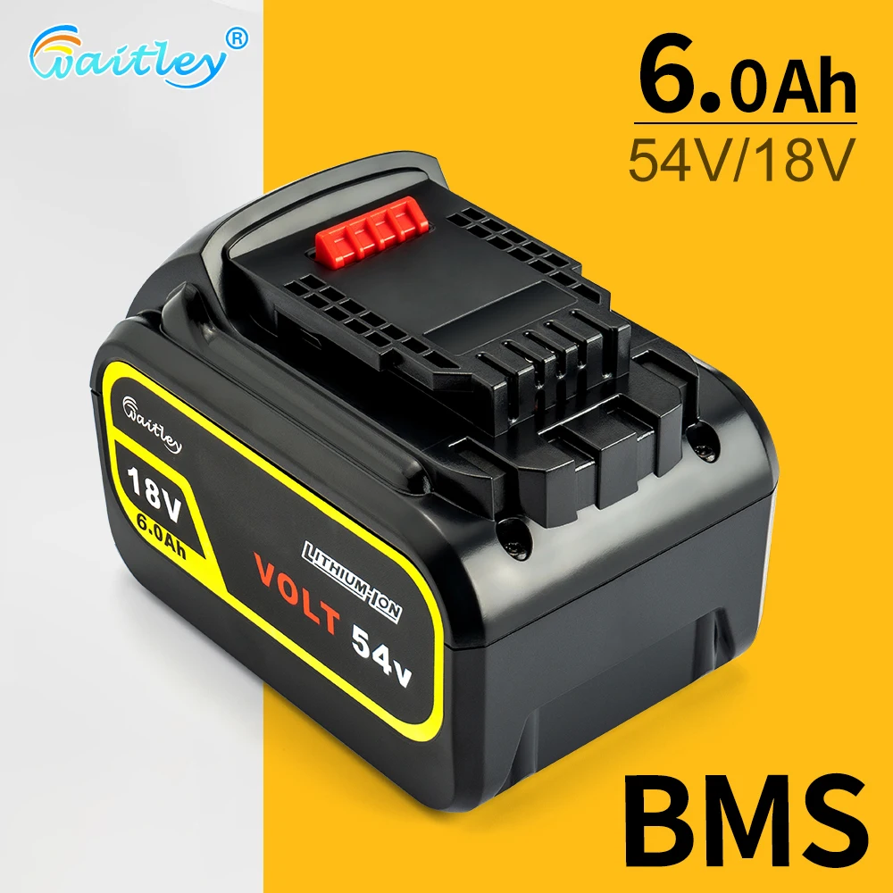 [clearance sale] Waitley 20V 60V 6Ah DCB609 DCB606 Battery For DEWALT ...