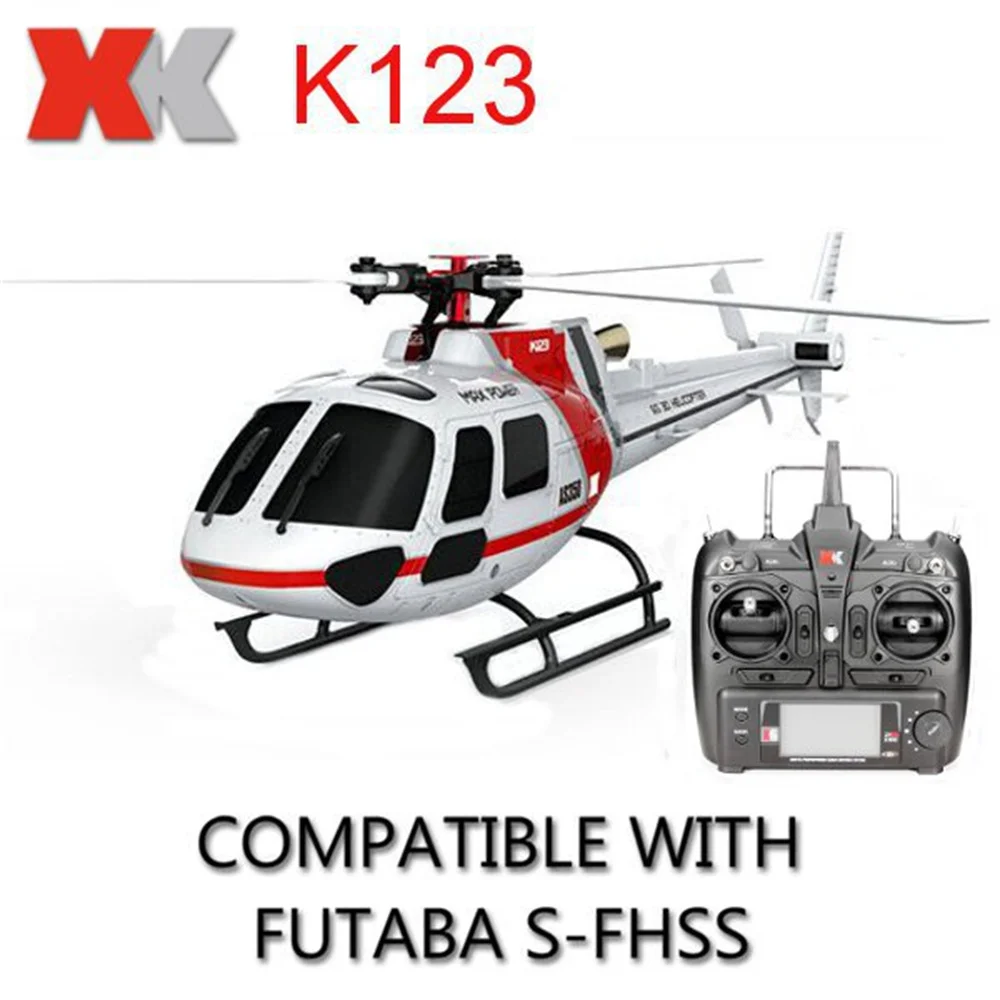 Helic-ptero-RC-sin-escobillas-XK-K123-Compatible-con-FUTABA-Mode-2-mano ...