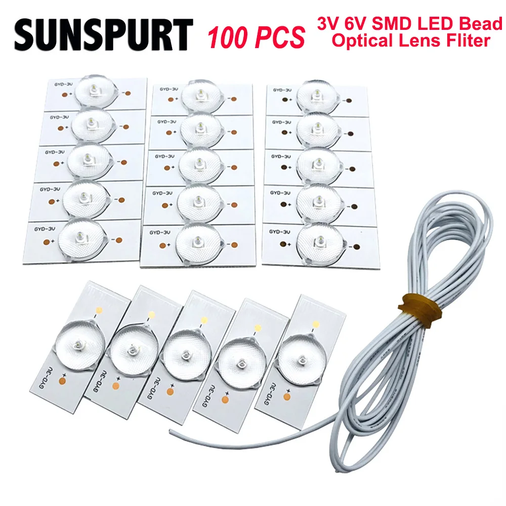 3v 6v Smd Lamp Beads Led Patch Suitable For Tv Replacement Led ...