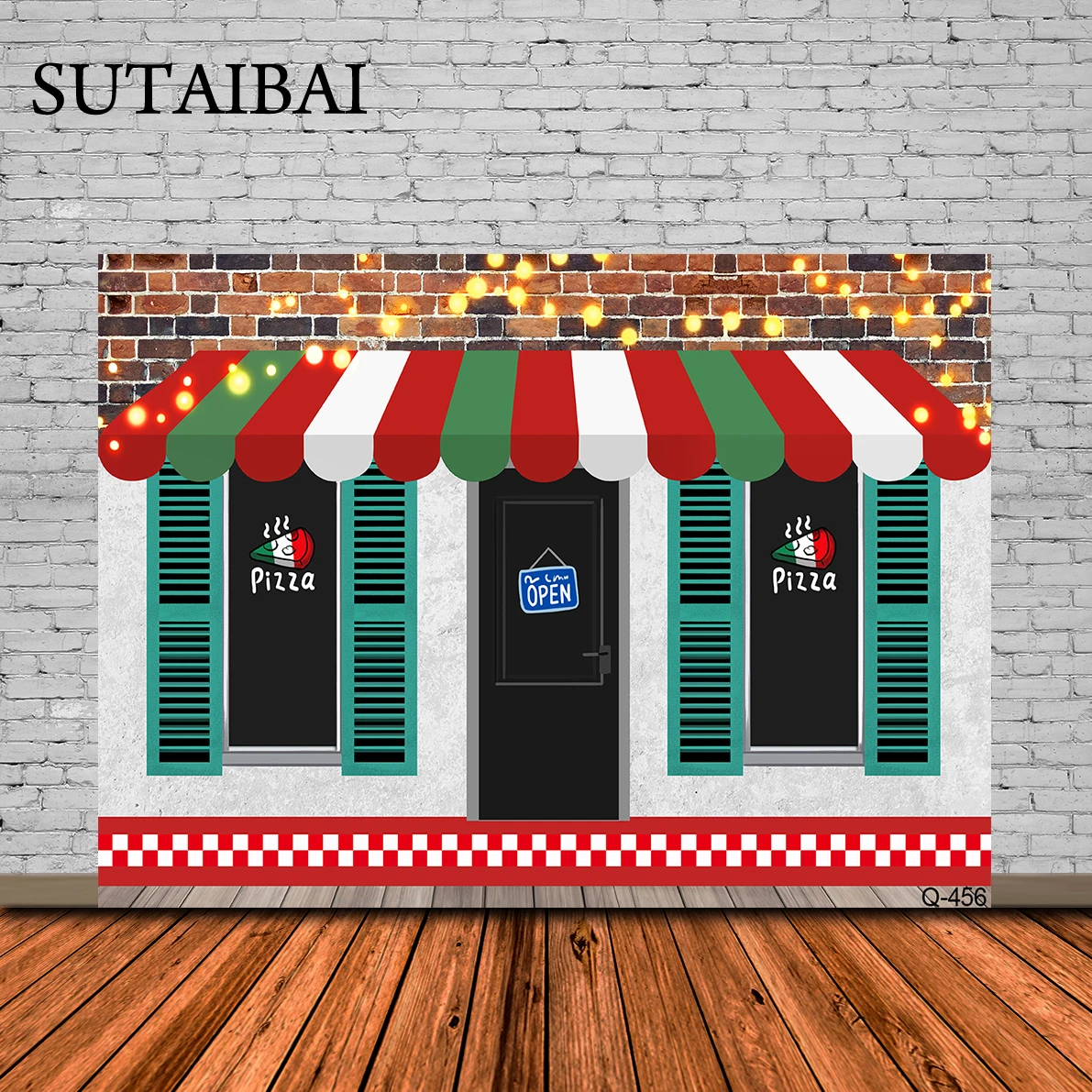 Pizza Shop Photography Background Kids Cooking Baby Shower Birthday ...