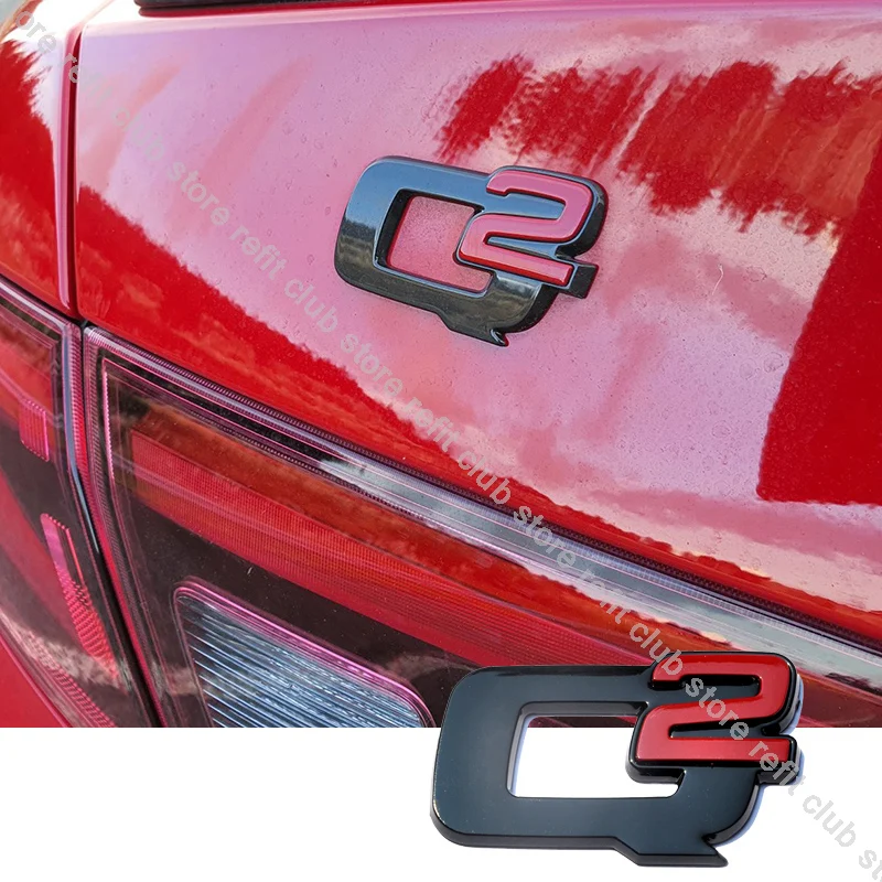 Black-Q2-Badge-Letter-Emblem-Model-Identity-Logo-Car-Stickers-For-Alfa ...
