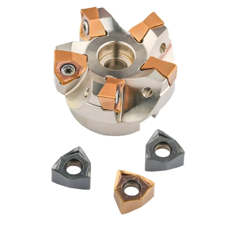 10PCS-WNMU080608-Carbide-Inserts-Double-Sided-Hexagonal-Fast-Feed-WNMU ...