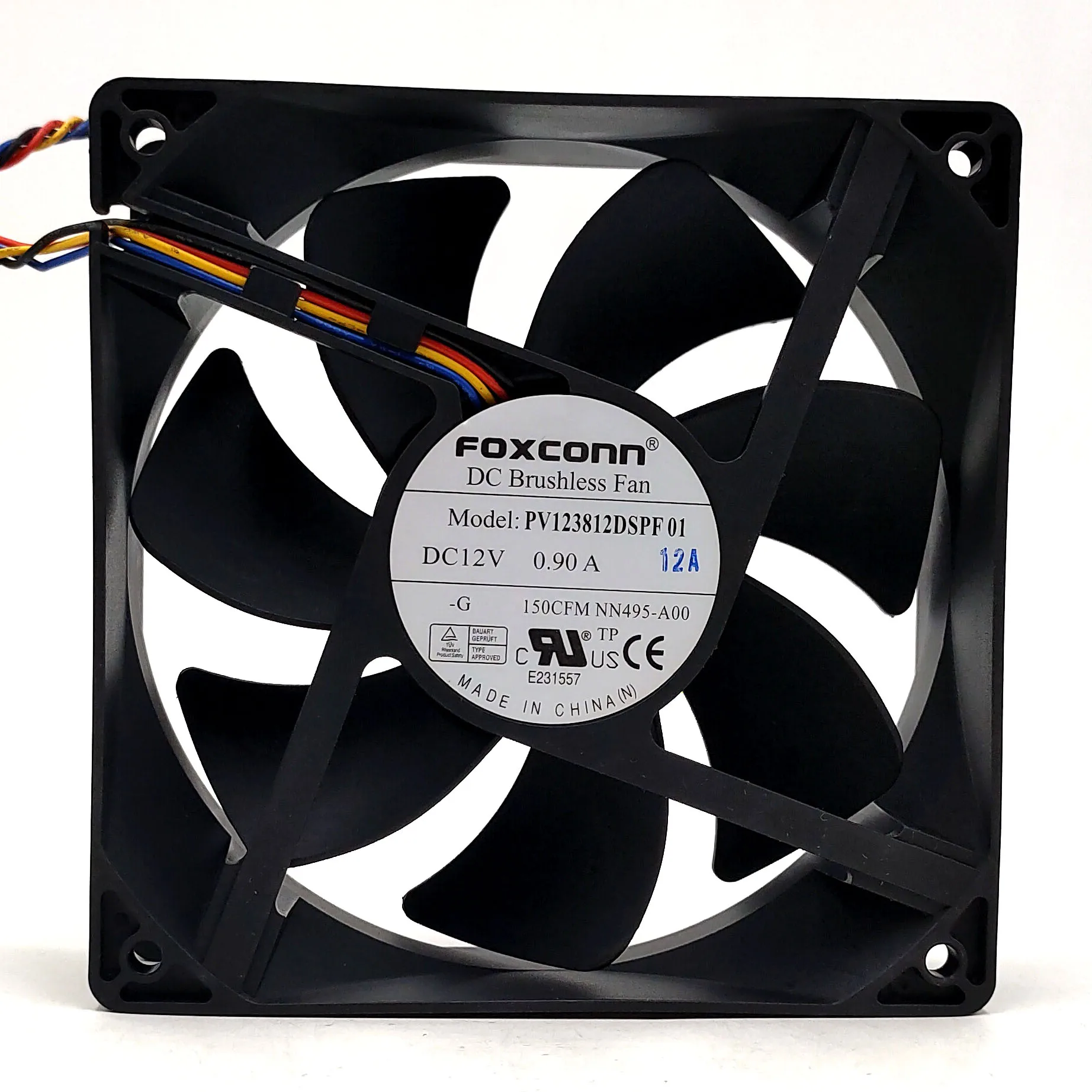 FOXCONN PV123812DSPF01 12V0.90A 12038 12cm high air volume violent cooling fan