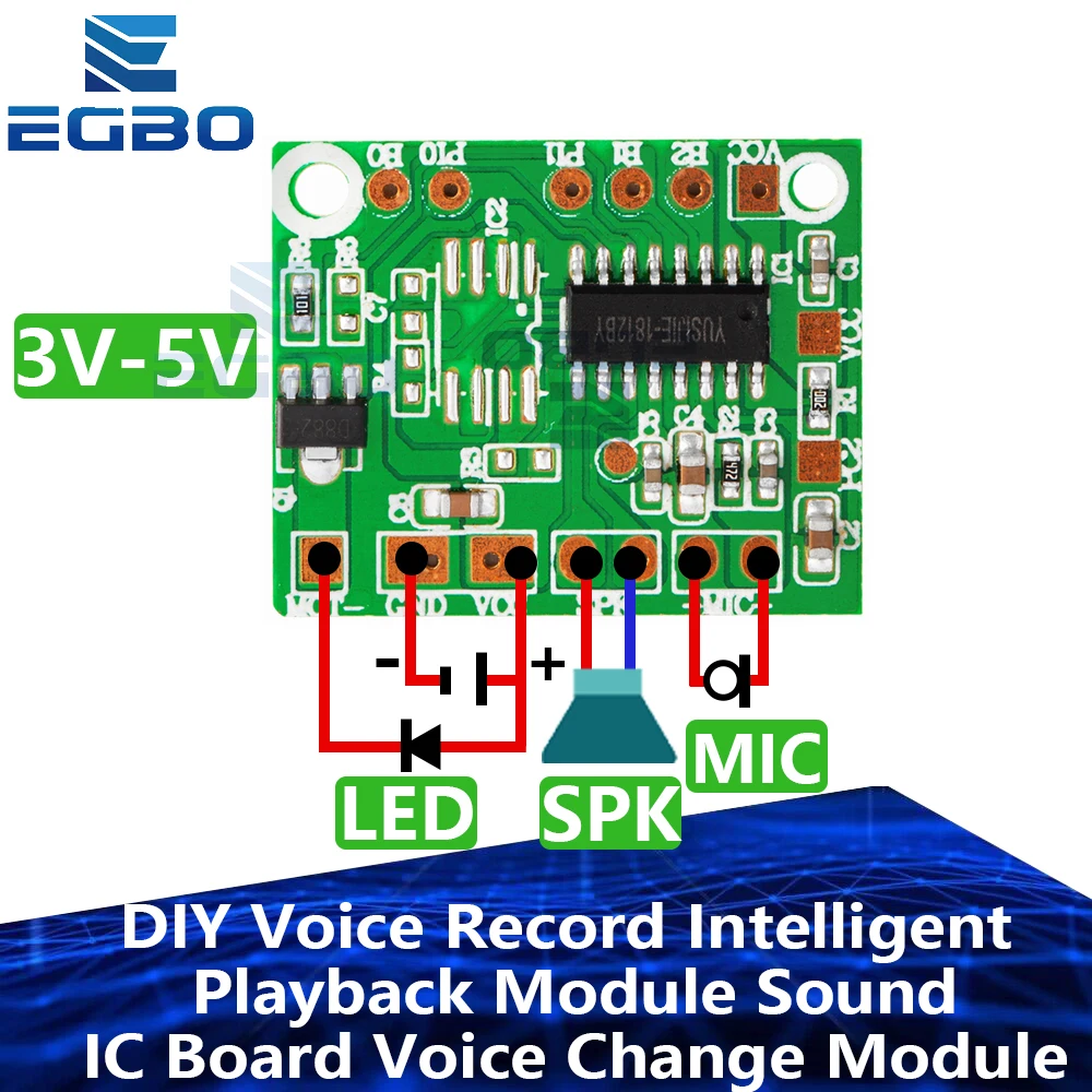 DIY-Voice-Record-Intelligent-Playback-Sound-IC-Board-Voice-Change ...
