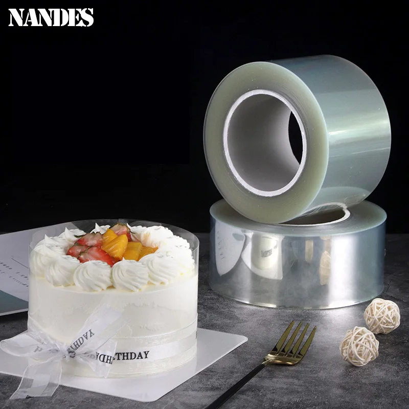 Bakeware-Acetate-Film-For-Cake-Edge-Wrap-Dessert-Decor-Transparent-Cake ...
