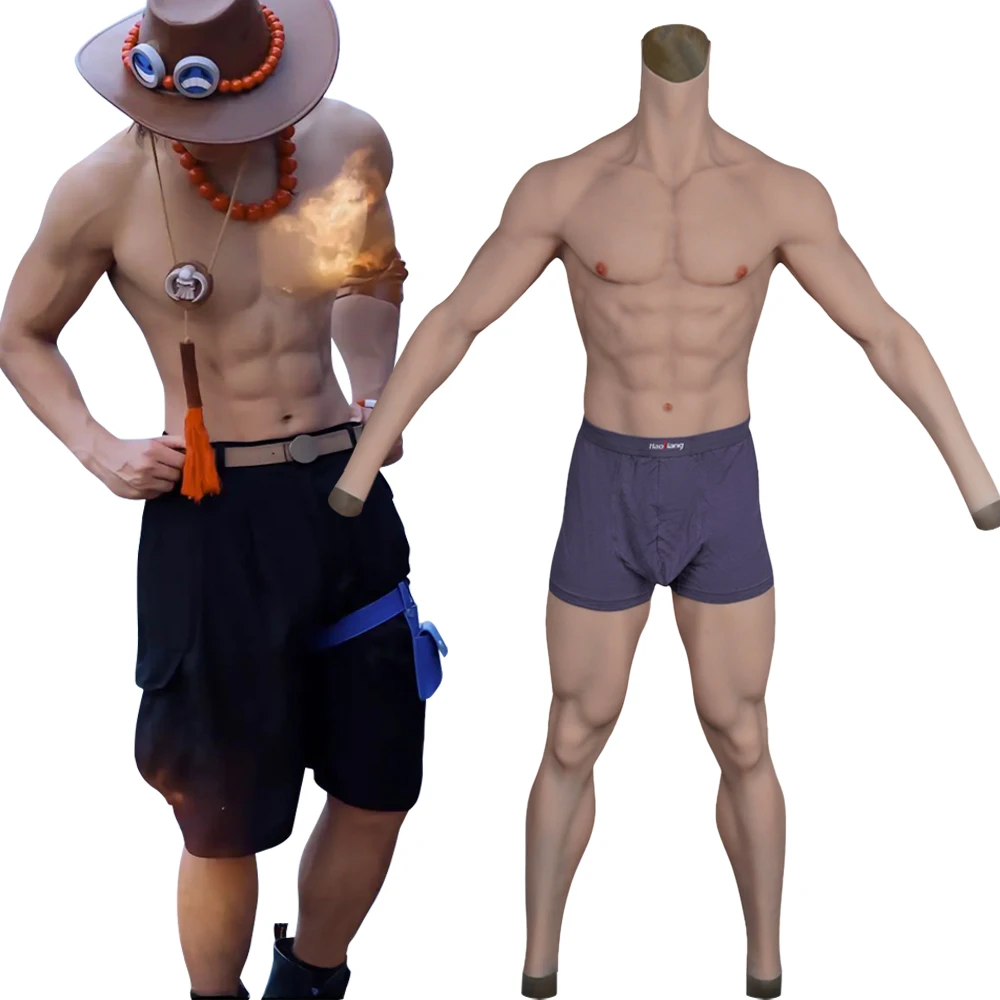 Eyung Fake Belly Muscle Simulação Muscle Suit Crossdresser Silicone ...