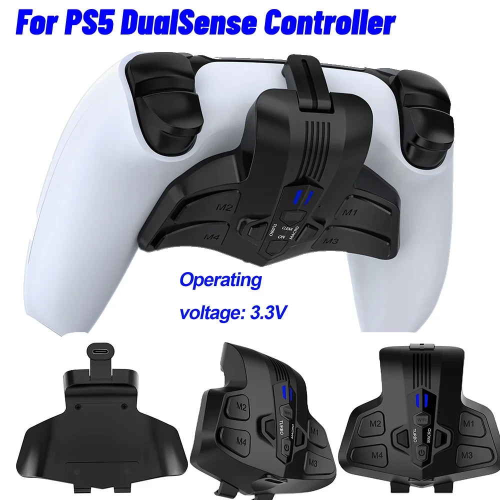 For-PS5-DualSense-Programmable-Backplate-Remap-Kit-Controller-Back ...