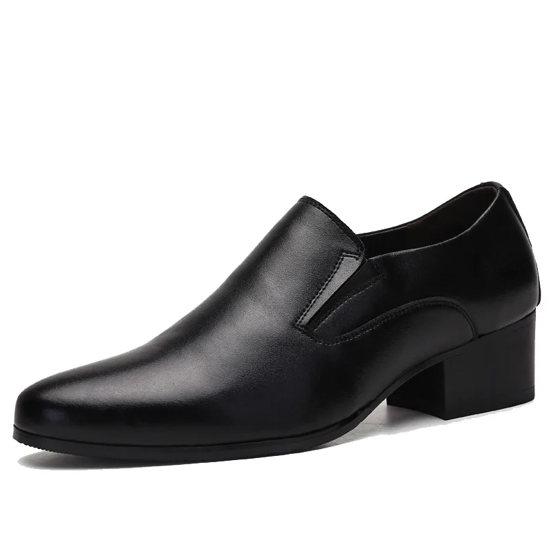 Leather-Men-Dress-Shoes-High-Heel-British-Mens-Elevator-Business-Shoes ...