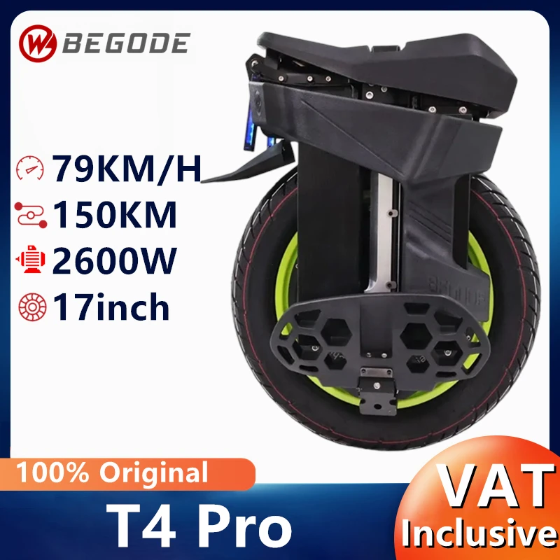 EU-Stock-Begode-T4-Pro-Electric-Unicycle-2600W-Motor-100-8V-1800Wh ...
