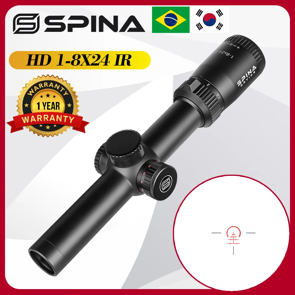 SPINA-Optics-1-8x24-Long-Eye-Relief-Rifle-Scope-Tactical-Optical-Sight ...