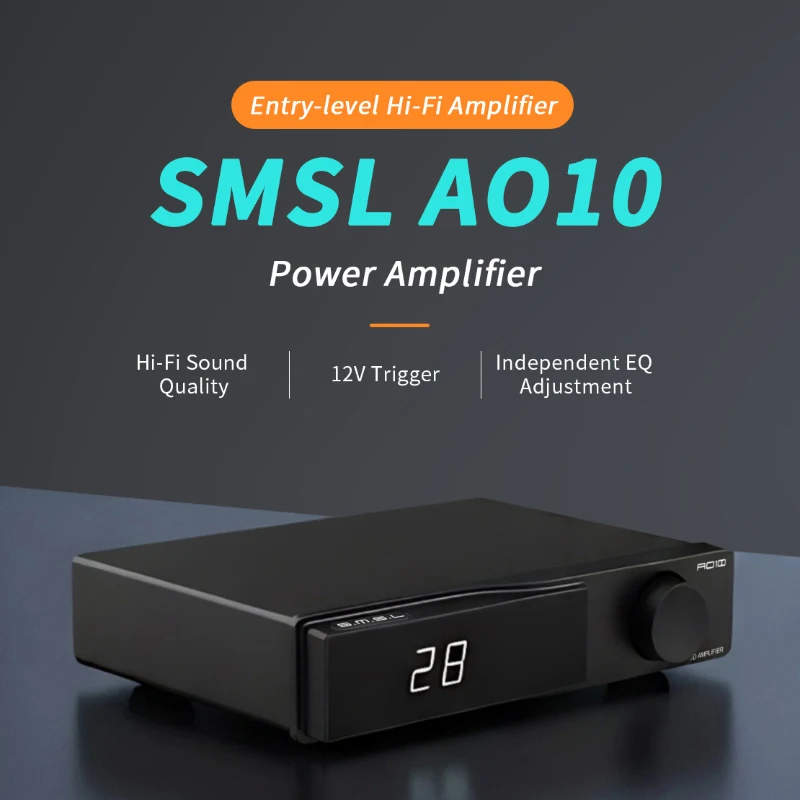 Recién llegado, amplificador de potencia SMSL AO10 Hi-Fi Bluetooth ...