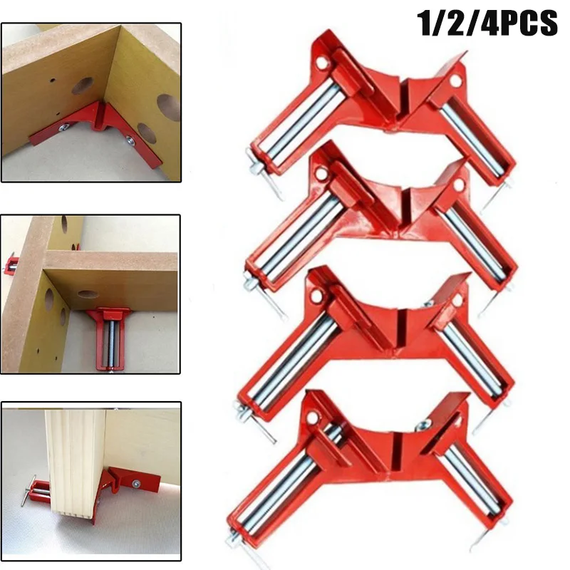 1-2-4pcs-90-Degrees-Angle-Clamp-Right-Angle-Woodworking-Frame-Clamp ...