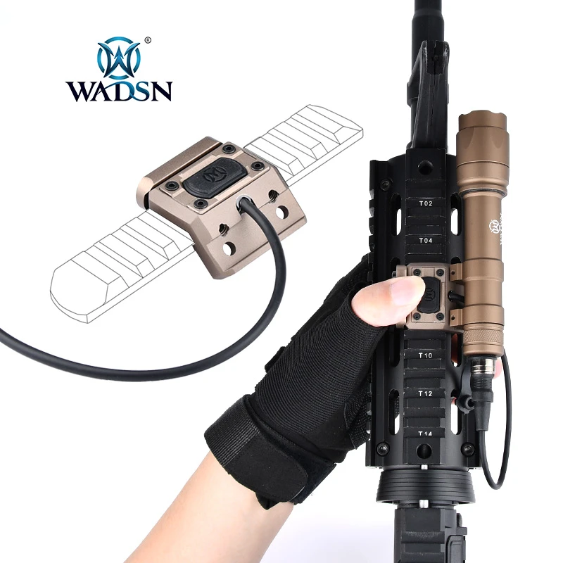 Wadsn New Tactical Picatinny Rail Mod Tail Remote Pressure Switch ...