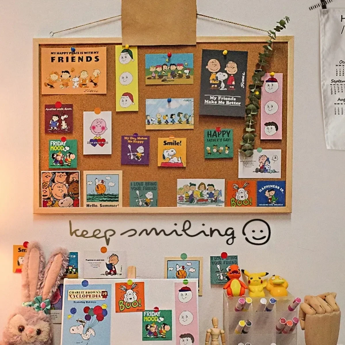 Vintage-Cork-Board-Decoration-Wall-Hang-Message-Boards-Wooden-Letter ...