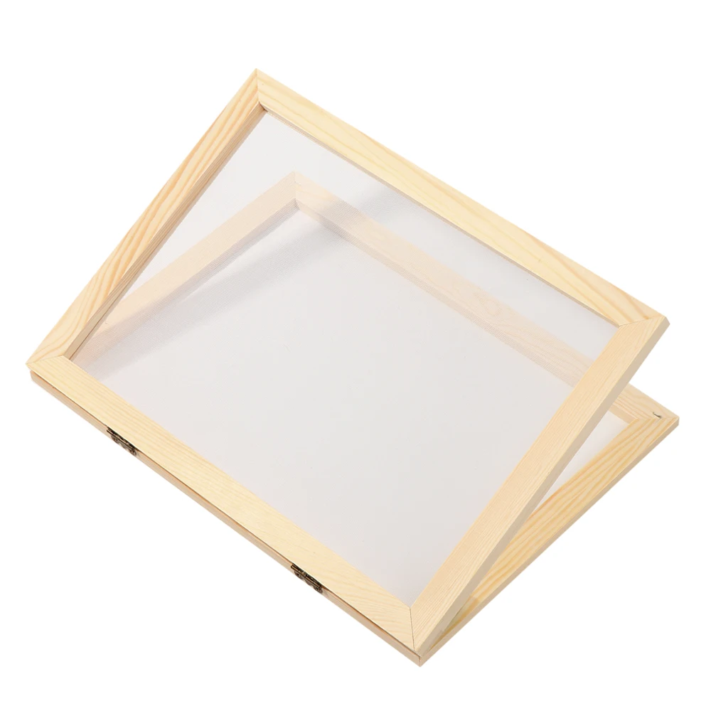 Double-Side-Wooden-Paper-Making-Mould-Frame-DIY-Handcraft-Papermaking ...