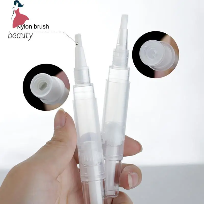 5ML Empty Twist Pen with Brush Refillable Bottle Nail Polish Tube for ...