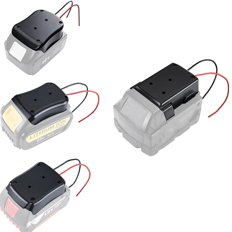 For-Makita-Bosch-Milwaukee-14-4V-18V-Battery-Mount-Dock-Power-Connector ...