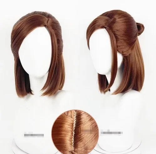 Ellie-Cosplay-Wig-The-Last-of-Us-Game-Brown-Short-Side-Parting-Anime ...