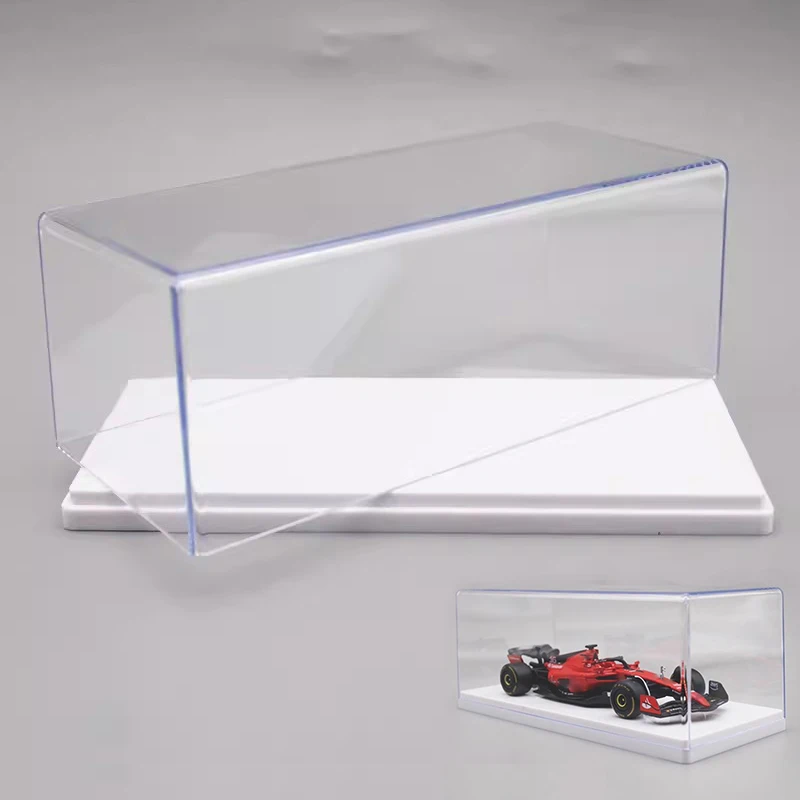 Acrylic Display Case Plastic Box Cube Storage Box Clear Small Assemble ...