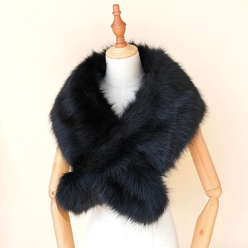 Women-Faux-Fur-Neck-Warm-Shawl-Scarves-Fake-Fur-Coat-Scarves-Plush ...