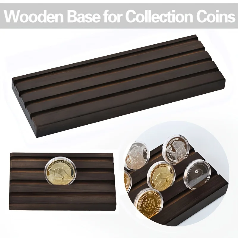 Wood-Coin-Display-Stand-Military-Challenge-Coin-Holder-Desk-Organizer ...