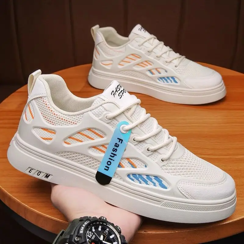New-Men-s-Breathable-Mesh-Panel-Shoes-Student-Sports-Shoes-Trend-Men-s ...