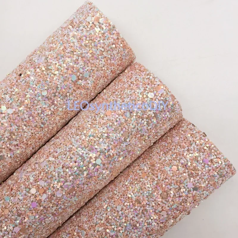 1PC-21X29CM-Glitter-Fabirc-Chunky-Glitter-Leather-PINK-Glitter-Leather ...