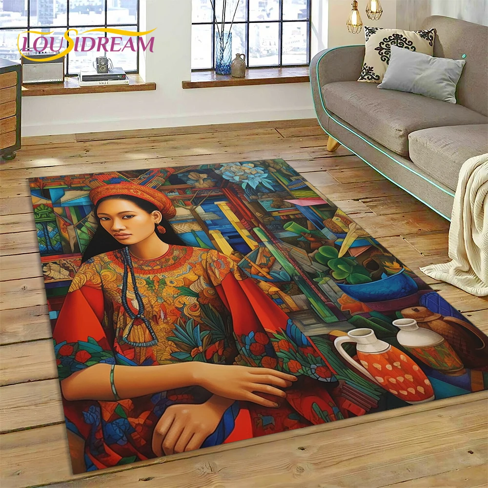 Cartoon-Africa-Ethiopian-Custom-Painting-Art-Carpet-Rug-for-Bedroom ...
