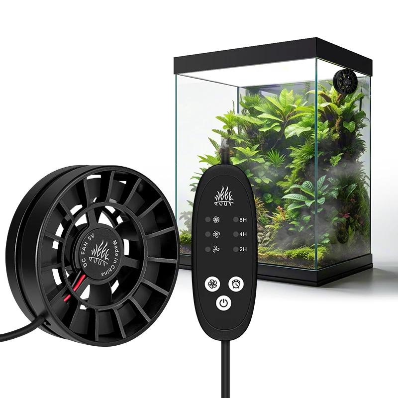 Week Aqua Cooling Circulation Fan for Pet Room Snake Lizards Turtle ...