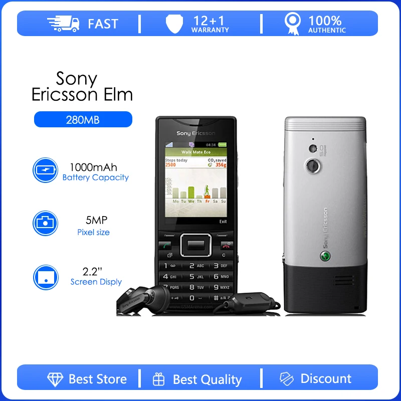 Sony Ericsson J10 Refurbished Original j10i elm 3G 5MP Detachable ...