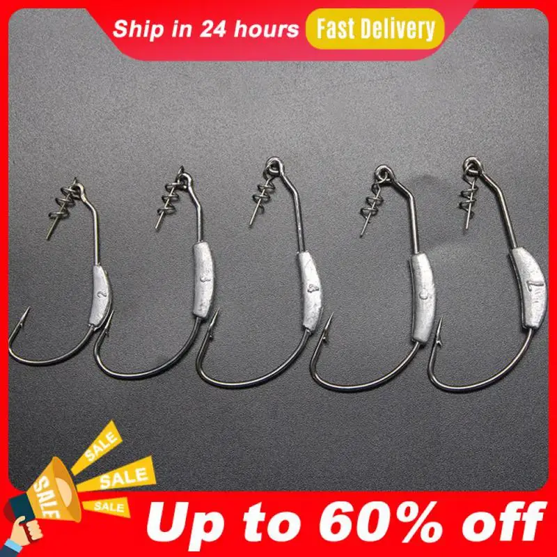 1Pcs-New-Crank-Hook-With-Lead-Soft-Bait-Anti-hanging-Bottom-Hook ...