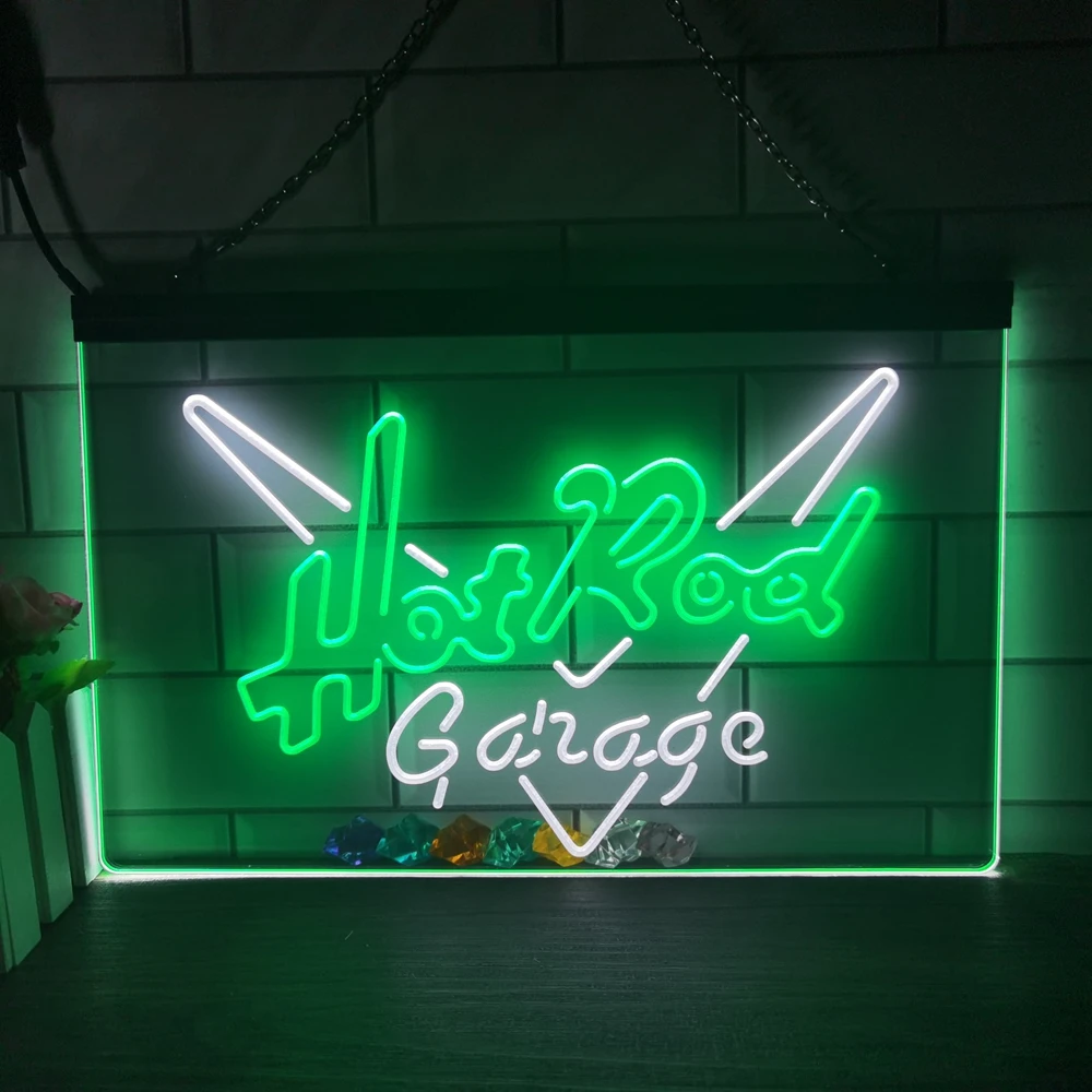 Hot Rod Garage Neon Sign