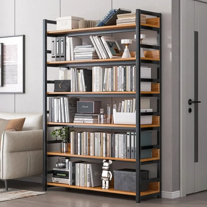 Multi-Layer-Storage-Rack-Home-Bookcase-Large-Capacity-Floor-Shelf ...