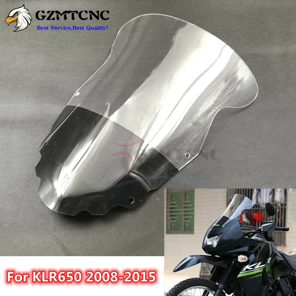 For-Kawasaki-KLR-650-2008-2015-Motorcycle-Windscreen-KLR650-Windshield ...
