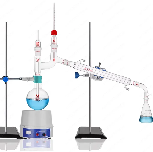Vacuum distillation Atmospheric pressure device Laboratory glass 250 ...