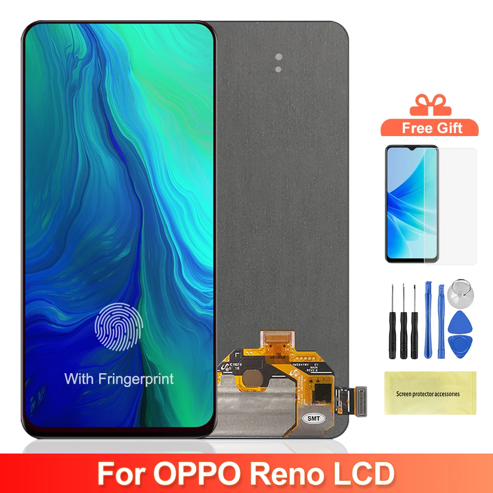 Amoled-Screen-for-Oppo-Reno-PCAM00-PCAT00-CPH1917-Lcd-Display-Touch-Screen-Digitizer-Assembly ...