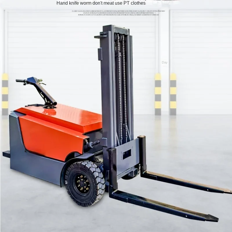 Electric-Forklift-1-Ton-Small-Hydraulic-Lifting-Stacker-Stand-up ...