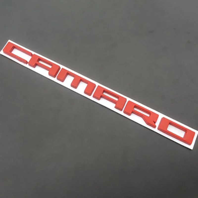 3D Car Sticker Metal for CAMARO Logo Car Styling Emblem Tail Decal Auto ...