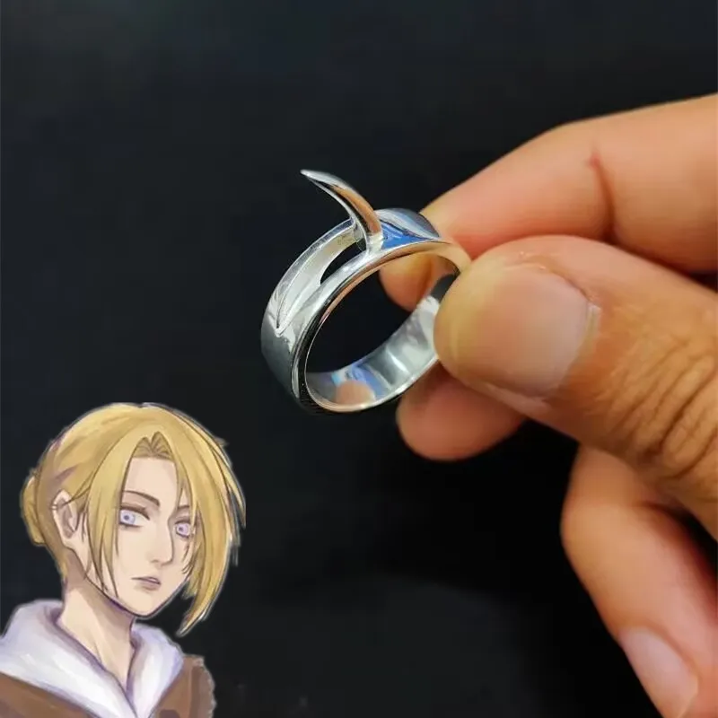Anime-Attack-On-Titan-Ring-Cosplay-Shingeki-no-Kyojin-Annie-Leonhart ...