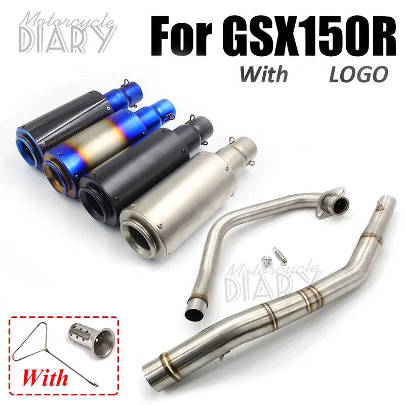 For-Suzuki-GSX150R-GSXR150-GSXR125-GSX600-Motorcycle-Exhaust-Escape ...