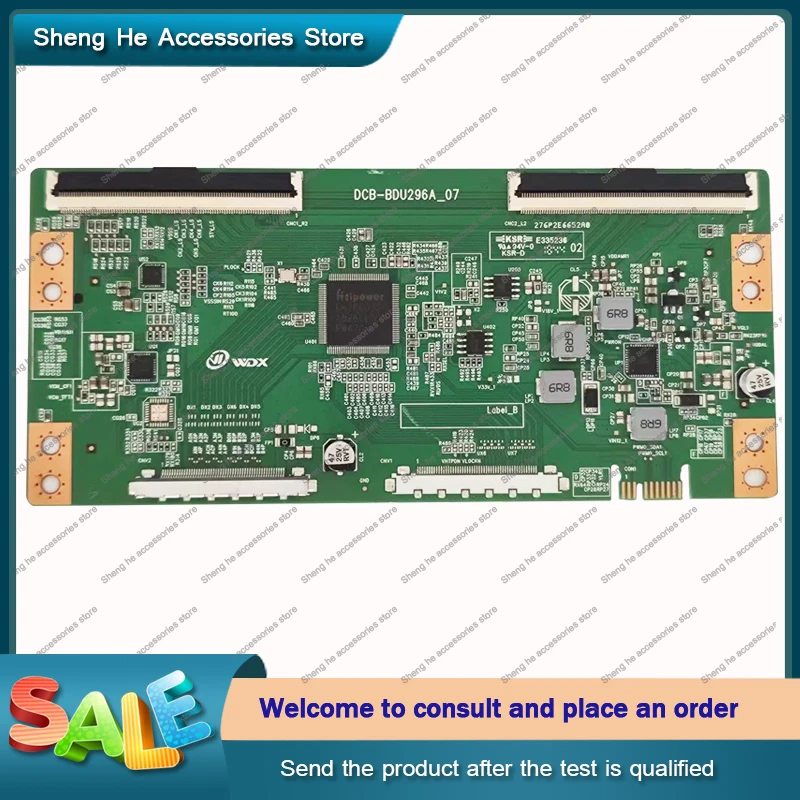 Free shipping! DCB-BDU296A-07 HV430QUB-N1A 2k logic board 100% Test Working