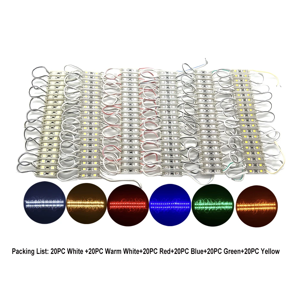 120pcs-12V-Led-module-2835-SMD-2LEDs-Backlight-Waterproof-IP65-6500K ...