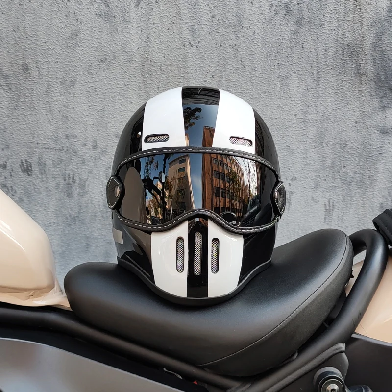 Motorcycle-FBR-Full-Face-Retro-Helmet-Tokyo-Style-Motorcycle-Casco-Moto ...