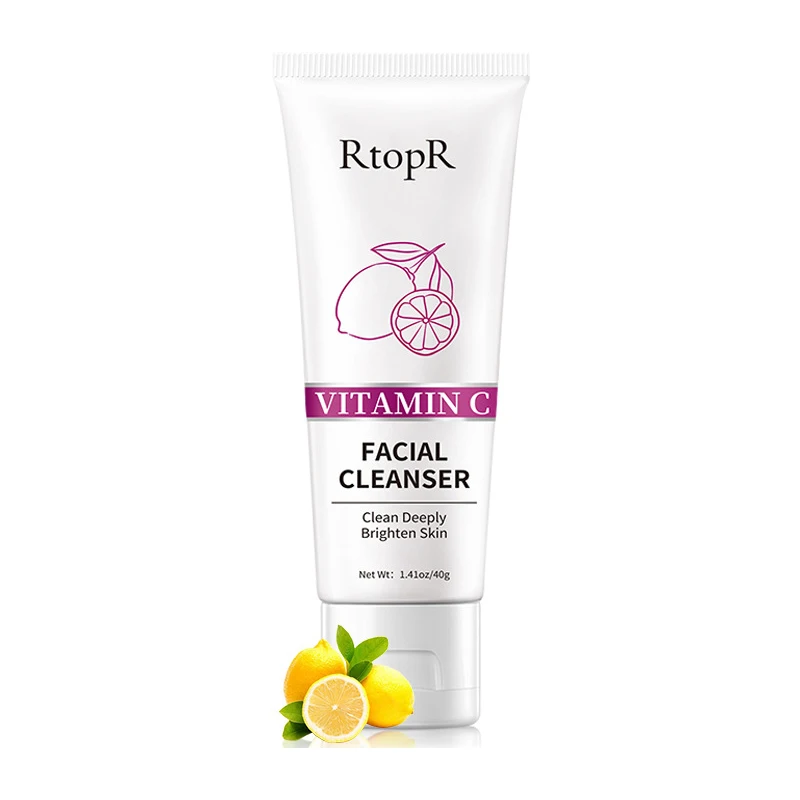 Vitamina c limpador facial 40g suave não irritante endurecimento de ...