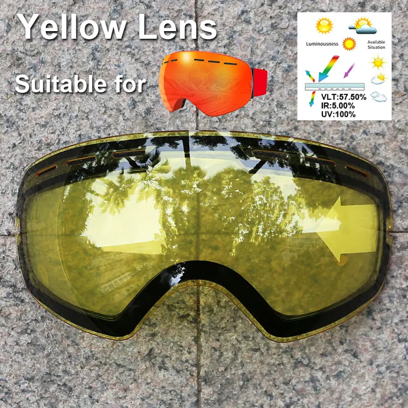 PHMAX-XJ-01-Ski-Goggles-Accessories-Night-Yellow-Lens-Myopia-Frame ...