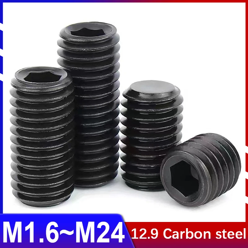 12.9 Carbon Steel Set Screw Concave End Machine/inner Hexagon/kimmi ...